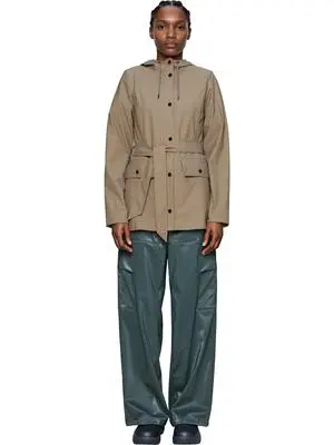 Rains Rains Belted Curve Jacket Beige