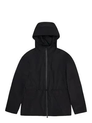 Rains Rains Suva Hardshell String W Jacket - Waterproof Hooded Rainwear Black