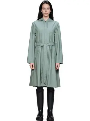 Rains A-line Longer W Jacket Green
