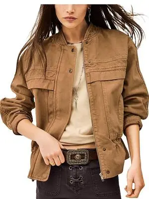 Ba&sh Blouson Safari Jacket - Camel