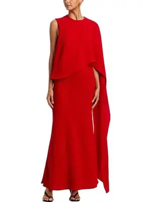 HEIRLOME Clementine Midi Dress - Red