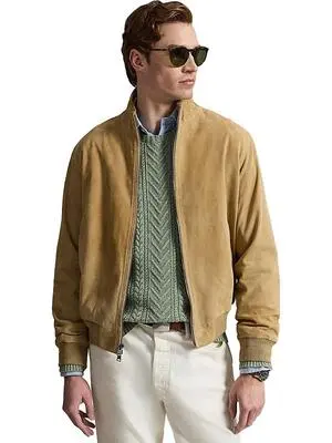 Polo Ralph Lauren The Charleton Suede Jacket - Tan