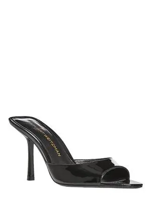 STUART WEITZMAN Stuart Weitzman Lexington 85 Mules Black