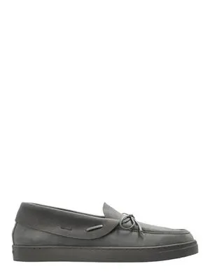 GIORGIO ARMANI Giorgio Armani Suede Loafers With Lace Detailing