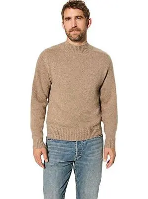 Overland Mitchell Alpaca Wool Sweater - Mocha