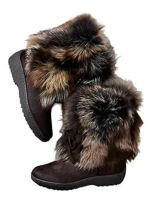 Overland S Volpe Fur Boots - Matilda