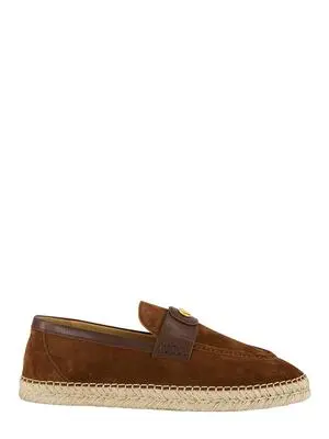 Valentino Garavani Palm Avenue Suede Loafers - Brown