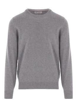 Brunello Cucinelli Brunello Cucinelli Crewneck Knitted Jumper Gray
