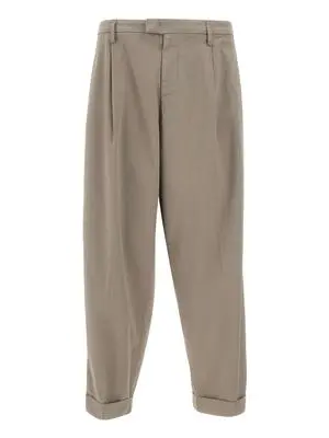 DONDUP Dondup Cropped Pleated Trousers