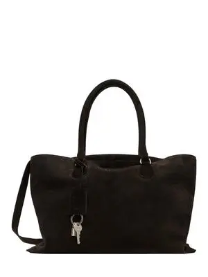 OSOI Shell Brot Double Handle Shoulder Bag - Black