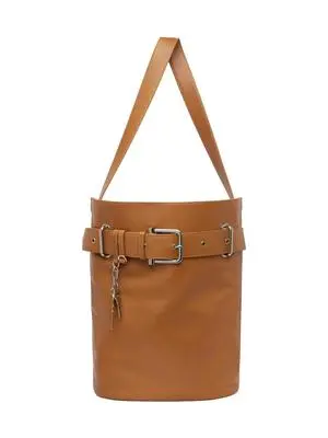 OSOI Bucket Brocle Shoulder Bag - Brown
