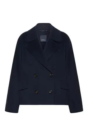 MAX MARA Max Mara Virgin Wool Short Peacoat
