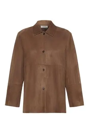 Max Mara Suede Shirt Jacket - Brown
