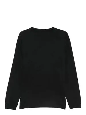 Valentino Garavani Logo-print Long-sleeve T-shirt - Black