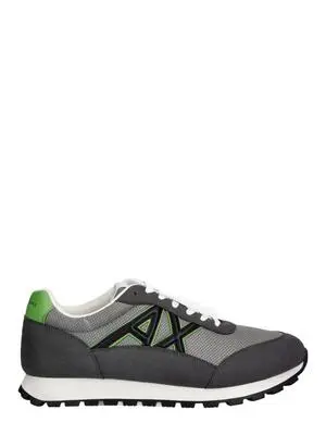 Armani Exchange Panelled Sneakers - Grey