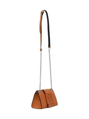 Armani Exchange Logo Plaque Chain-link Crossbody Bag - Orange