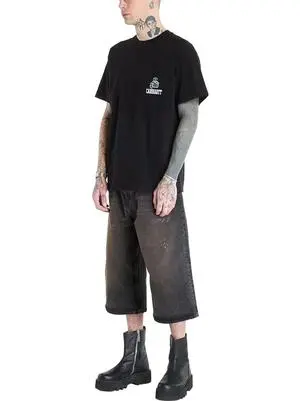 Carhartt Work In Progress Graphic Print T-shirt - Black