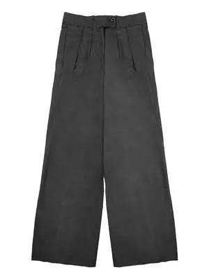 NINE:INTHE:MORNING Pleated Wide-leg Trousers - Grey