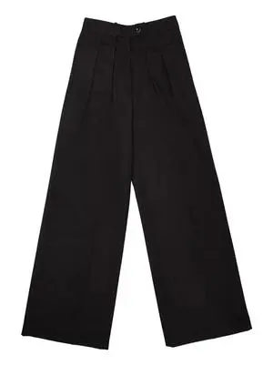 NINE:INTHE:MORNING Pleated Wide-leg Trousers - Brown