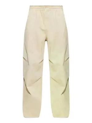 Kenzo Loose-fit Cotton Trousers - Neutrals