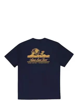Aimé Leon Dore Unisphere Logo-print T-shirt - Blue
