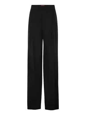 Max Mara Max Mara Crêpe Palazzo Pants Black