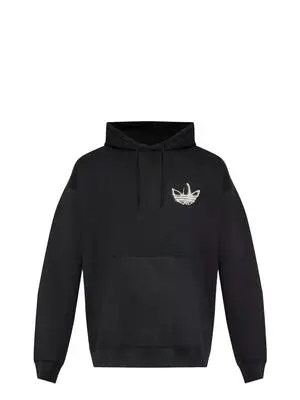 Adidas Graphic Print Hoodie - Black