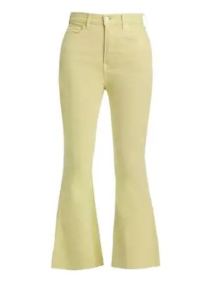 Veronica Beard Veronica Beard Carson Zip-Up Flared Jeans Yellow