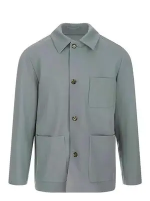 LARDINI Patch-pocket Jacket - Grey