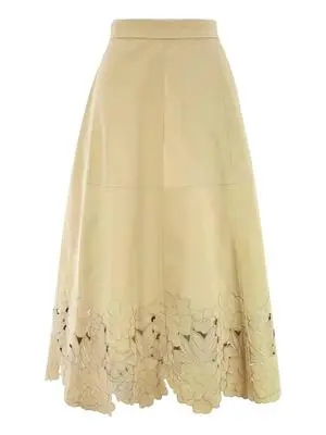 CHRISTY LYNN Bobbi Midi Skirt - Neutrals