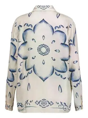 Paul & Joe Galilee Floral-print Shirt - Neutrals