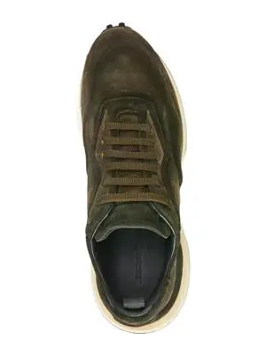 Officine Creative Panelled Lace-up Sneakers - Green
