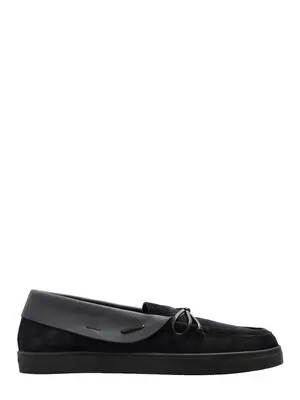 Giorgio Armani Suede Loafers - Blue