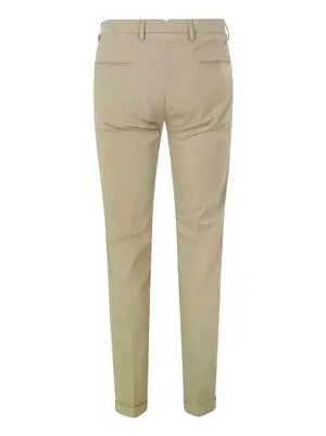 BRIGLIA 1949 Straight-leg Turn-up Chinos - Neutrals