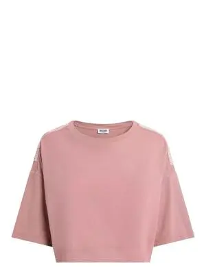 Moschino Tape Cropped T-shirt - Pink