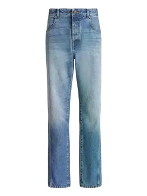 Balmain Straight-leg Denim Jeans - Blue