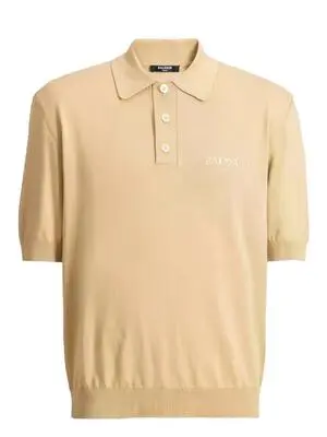 Balmain Embroidered Vintage Polo - Neutrals