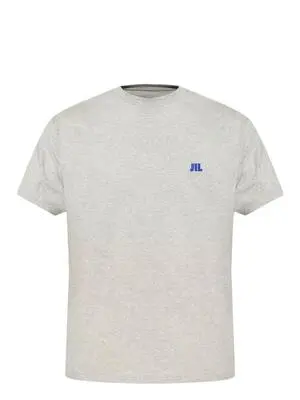 JIL SANDER Logo-embroidered T-shirt - Grey