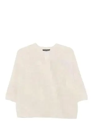 Fabiana Filippi Ivory T-shirt - Neutrals