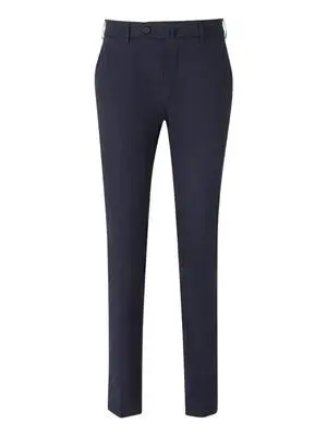 Incotex Pressed Crease Slim-fit Trousers - Blue