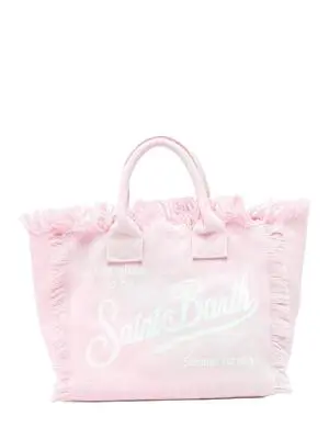 MC2 SAINT BARTH Colette Logo Print Tote Bag - Pink