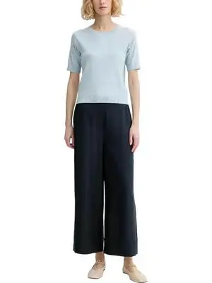 Marc O'polo Margo Elasticated-waist Wide-leg Trousers - Blue