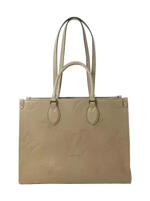LOUIS VUITTON Monogram Empreinte On The Go Tote Bag - Neutrals