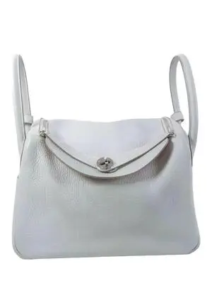 Hermès Lindy 30 Leather Tote Bag - Grey