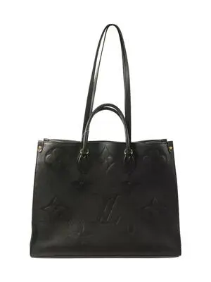 LOUIS VUITTON Monogram Empreinte Onthego Shoulder Bag - Black