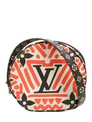 LOUIS VUITTON Louis Vuitton Boite Chapeau Souple Monogram Giant Crafty Shoulder Bag Neutrals