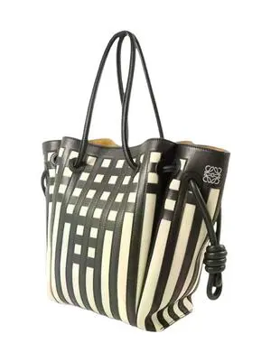 Loewe Flamenco Knot Tote Bag - Black