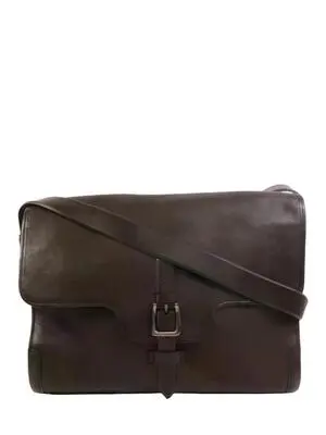 Bally Buckle-fastening Shoulder Bag - Brown