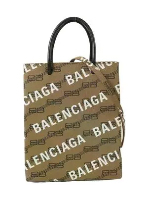 Balenciaga Monogram-print Tote Bag - Neutrals