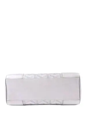 Goyard Mini Saigon Leather Tote Bag - Silver